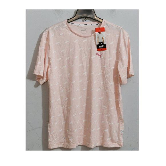 Puma | Tops | Puma Ladies Boyfriend Logo Tee In Pink | Poshmark